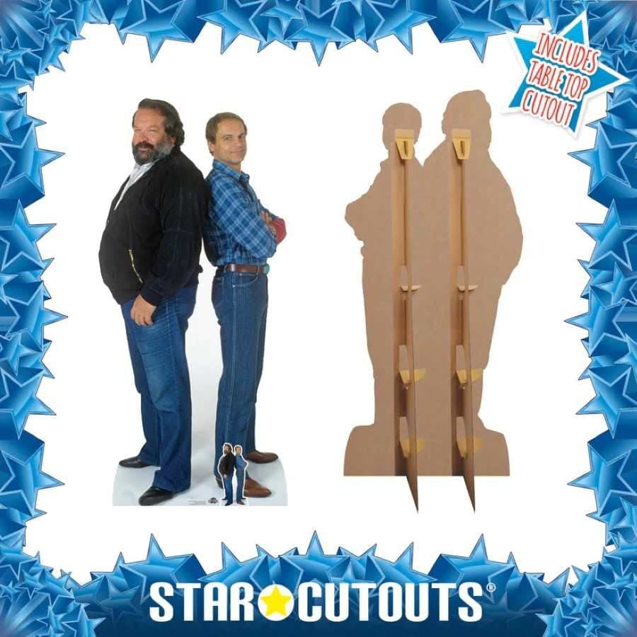 BUD SPENCER AND TERENCE HILL LIFE SIZE CARDBOARD CUT OUT
