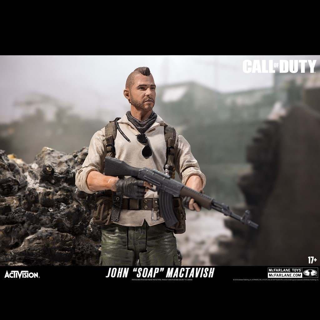 CALL OF DUTY JOHN SOAP MACTAVISH 6" ACTION FIGURE FROM MCFARLANE TOYS