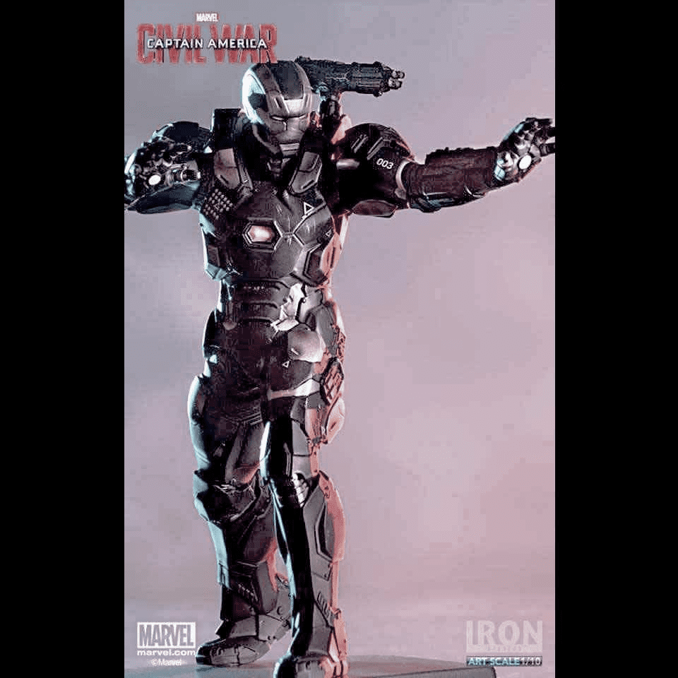 CAPTAIN AMERICA CIVIL WAR WAR MACHINE 1 10 ART SCALE STATUE FROM IRON ...