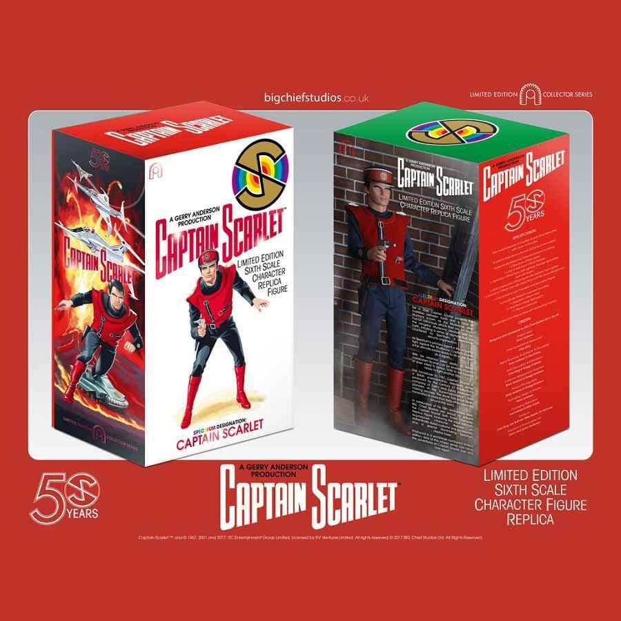 CAPTAIN SCARLET 1 6 SCALE LIMITED EDITION CHARACTER REPLICA FIGURE FROM ...