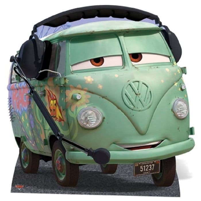 CARS FILLMORE DISNEY PIXAR CARDBOARD CUT OUT