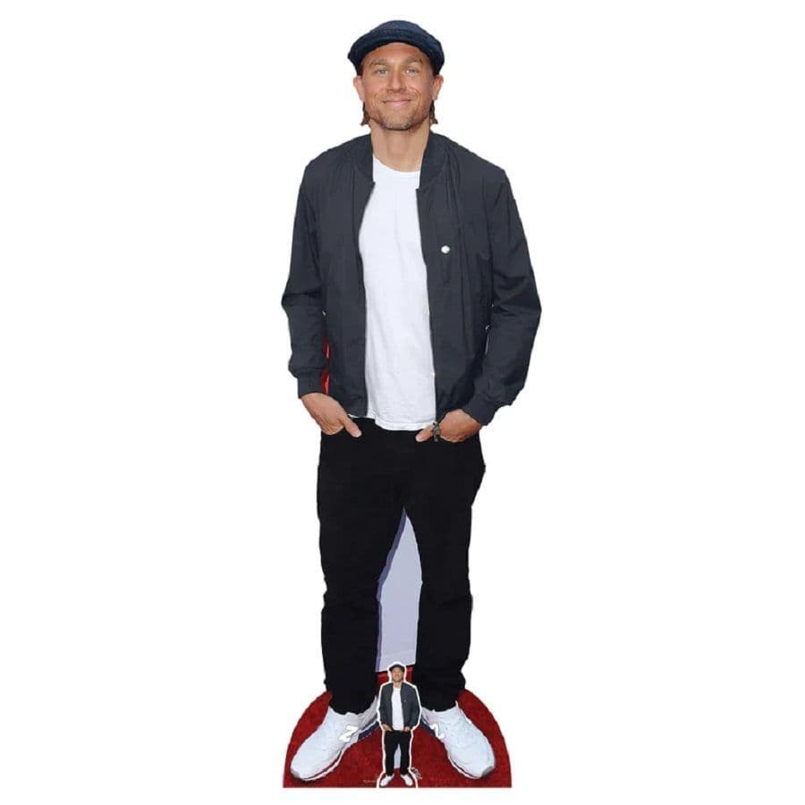 CHARLIE HUNNAM LIFE SIZE CARDBOARD CUT OUT