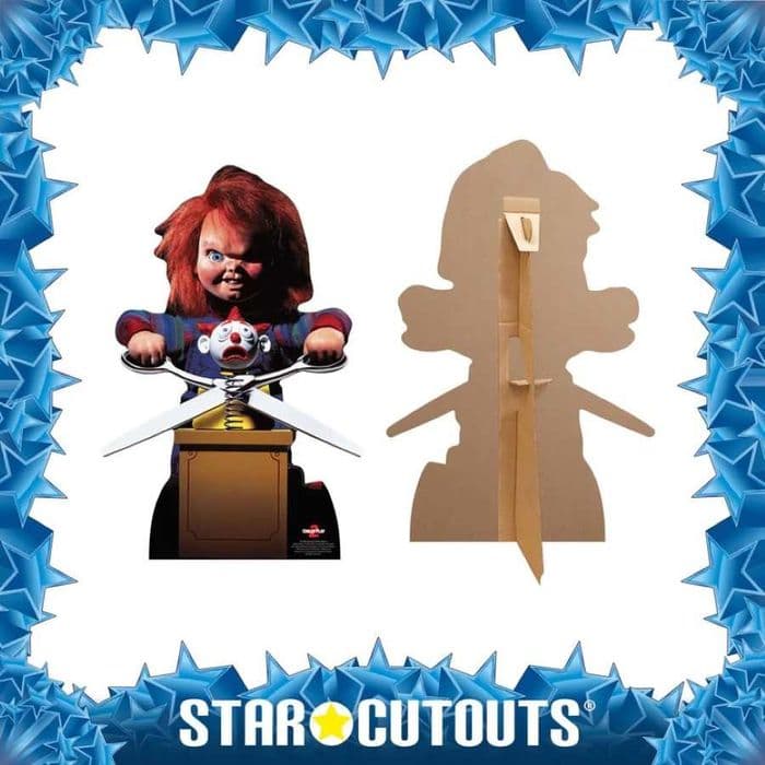 CHILDS PLAY 2 CHUCKY WITH SCISSORS LIFE SIZE CARDBOARD CUT OUT