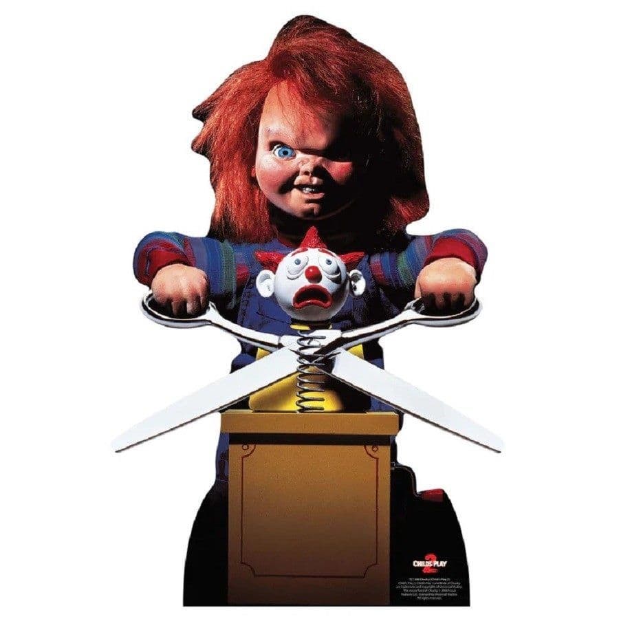CHILDS PLAY 2 CHUCKY WITH SCISSORS LIFE SIZE CARDBOARD CUT OUT