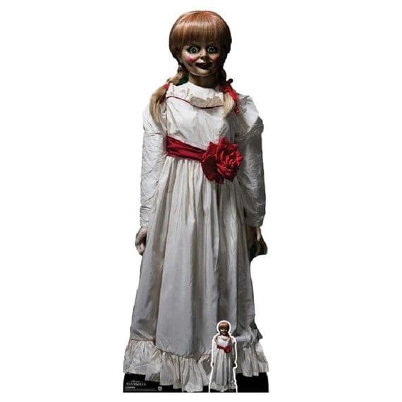CONJURING UNIVERSE ANNABELLE DOLL LIFE SIZE CARDBOARD CUT OUT