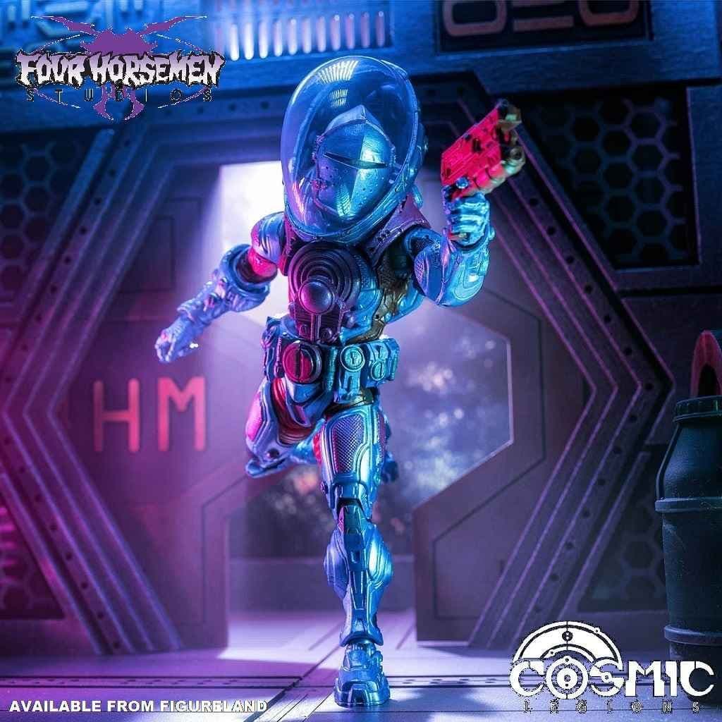 COSMIC LEGIONS OUTPOST ZAXXIUS OPOR-A-TIV83 ACTION FIGURE FROM FOUR ...