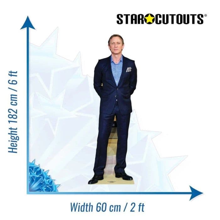 DANIEL CRAIG LIFE SIZE CARDBOARD CUT OUT