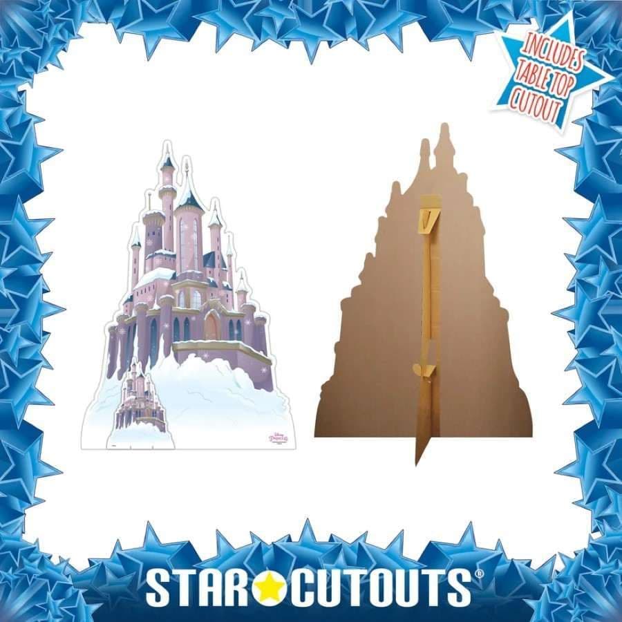 DISNEY CASTLE WINTER CARDBOARD CUT OUT