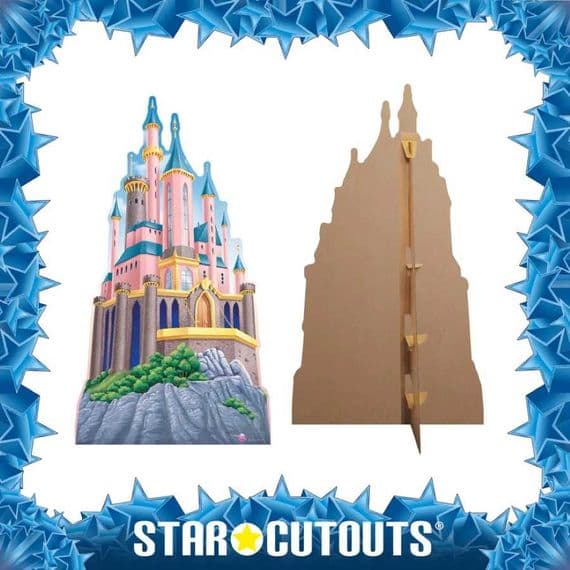 DISNEY PRINCESSES CASTLE CARDBOARD CUT OUT