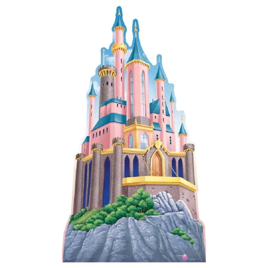 DISNEY PRINCESSES CASTLE CARDBOARD CUT OUT