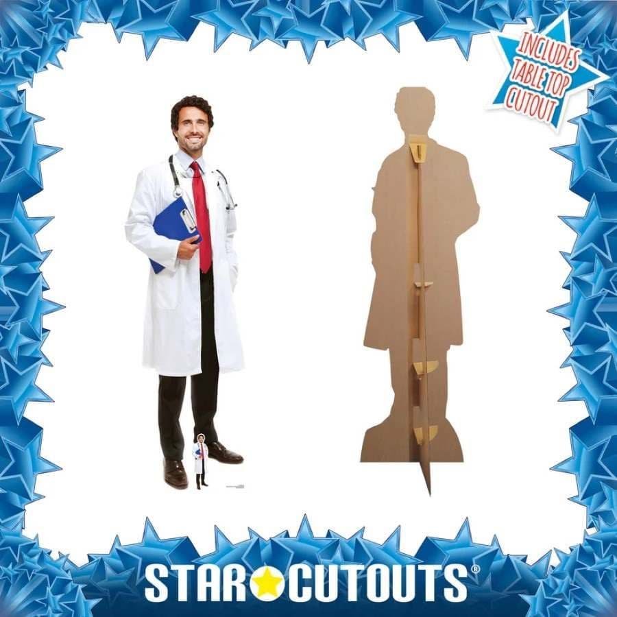 DOCTOR LIFE SIZE CARDBOARD CUT OUT