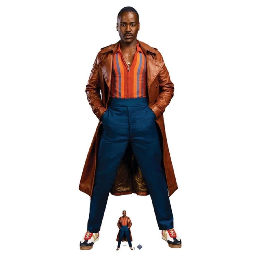 DOCTOR WHO 15TH DOCTOR NCUTI GATWA FIRST LOOK LIFE SIZE CARDBOARD CUT OUT