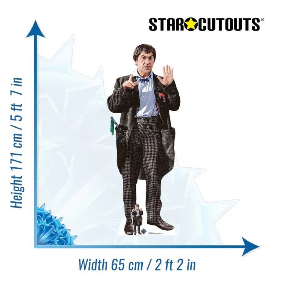 DOCTOR WHO 2ND DOCTOR PATRICK TROUGHTON LIFE SIZE CARDBOARD CUT OUT