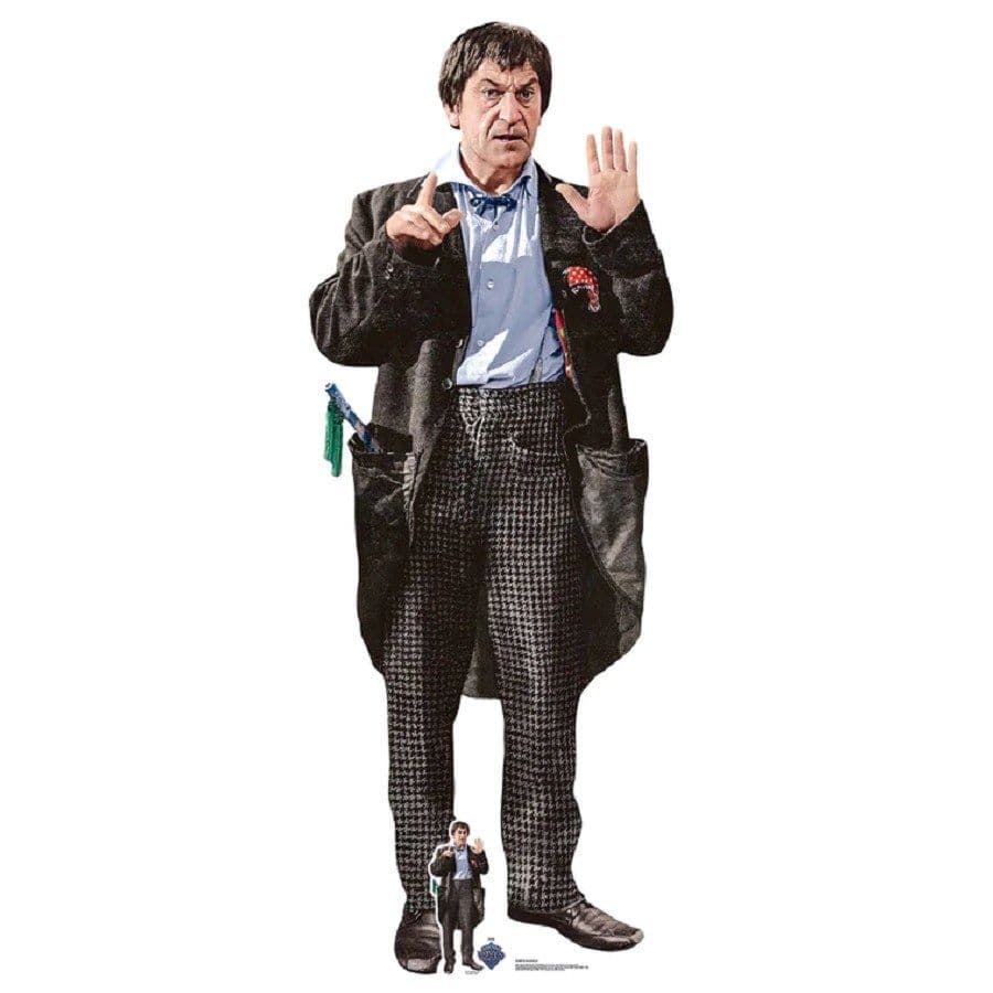 DOCTOR WHO 2ND DOCTOR PATRICK TROUGHTON LIFE SIZE CARDBOARD CUT OUT