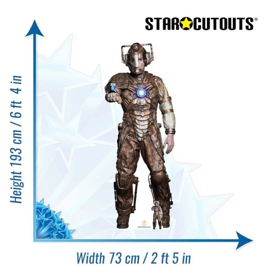 DOCTOR WHO ASHAD THE LONE CYBERMAN LIFE SIZE CARDBOARD CUT OUT