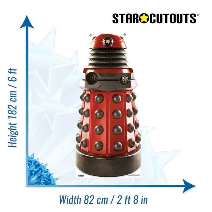 DOCTOR WHO DALEK DRONE RED LIFE SIZE CARDBOARD CUT OUT