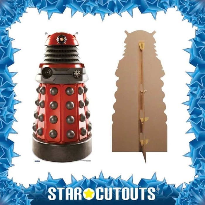 DOCTOR WHO DALEK DRONE RED LIFE SIZE CARDBOARD CUT OUT
