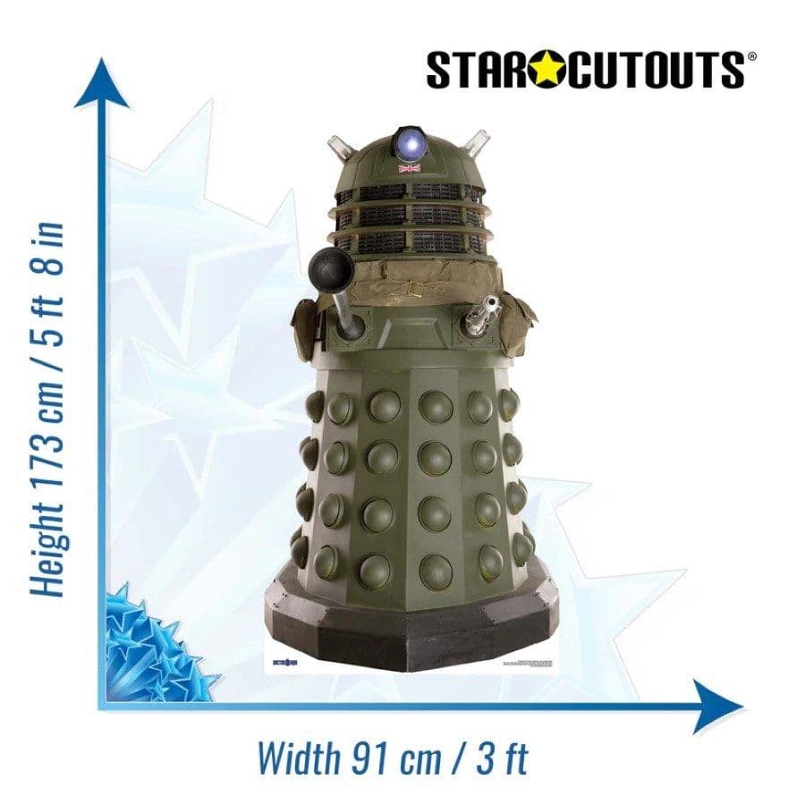 DOCTOR WHO DALEK WARTIME LIFE SIZE CARDBOARD CUT OUT