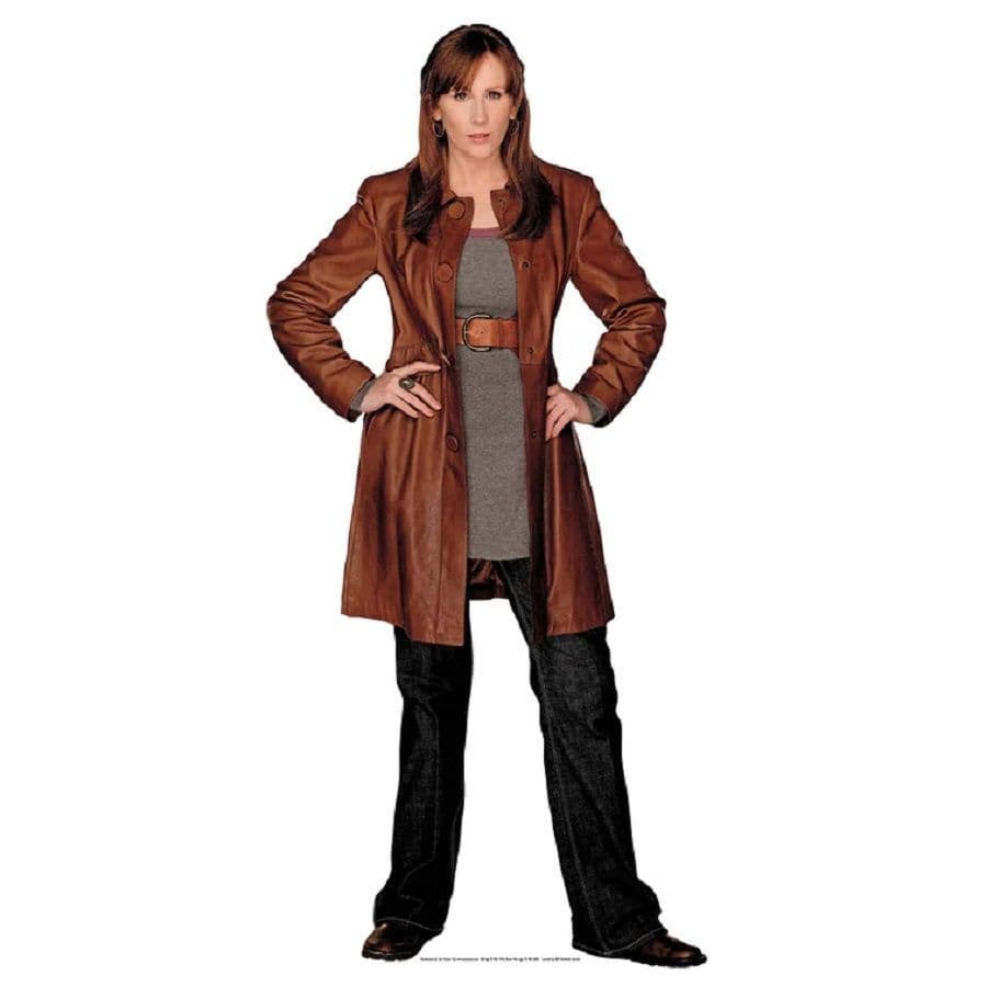 DOCTOR WHO DONNA NOBLE CATHERINE TATE IN JACKET LIFE SIZE CARDBOARD CUT OUT