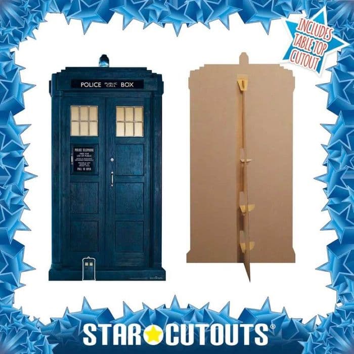 DOCTOR WHO TARDIS ICONIC CARDBOARD CUT OUT