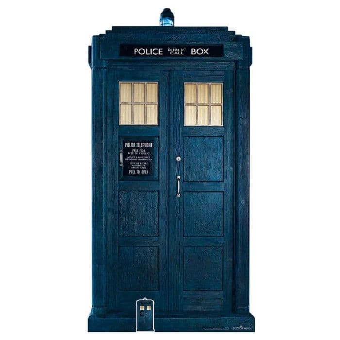 DOCTOR WHO TARDIS ICONIC CARDBOARD CUT OUT