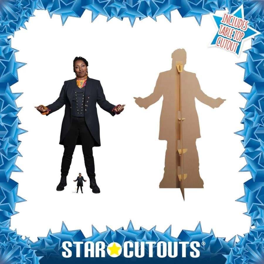 DOCTOR WHO THE FUGITIVE JO MARTIN LIFE SIZE CARDBOARD CUT OUT