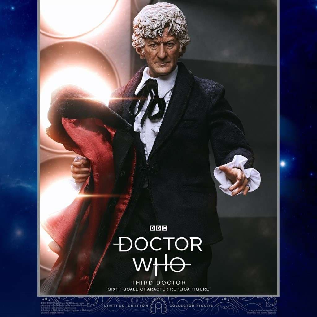 DOCTOR WHO THIRD DOCTOR 1 6 SCALE COLLECTOR FIGURE FROM BIG CHIEF STUDIOS