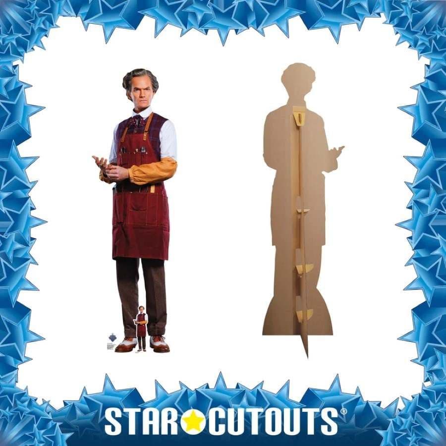 DOCTOR WHO TOYMAKER NEIL PATRICK HARRIS LIFE SIZE CARDBOARD CUT OUT