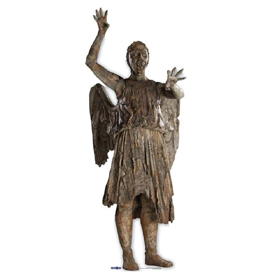 DOCTOR WHO WEEPING ANGEL ATTACKING LIFE SIZE CARDBOARD CUT OUT