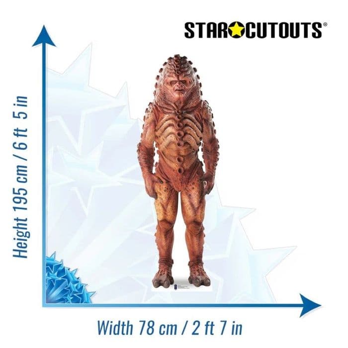 DOCTOR WHO ZYGON 50TH ANNIVERSARY LIFE SIZE CARDBOARD CUT OUT
