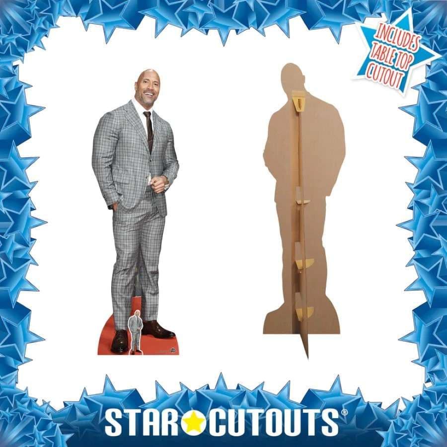DWAYNE JOHNSON LIFE SIZE CARDBOARD CUT OUT