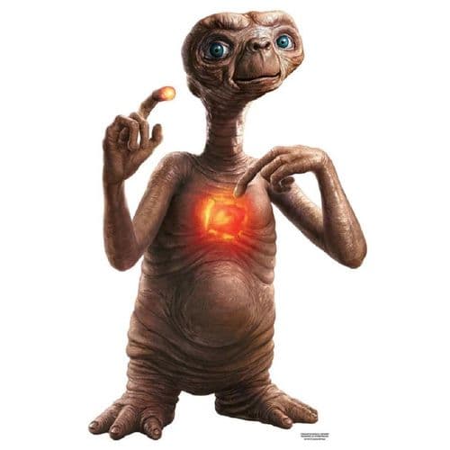E T PHONE HOME 40TH ANNIVERSARY LIFE SIZE CARDBOARD CUT OUT