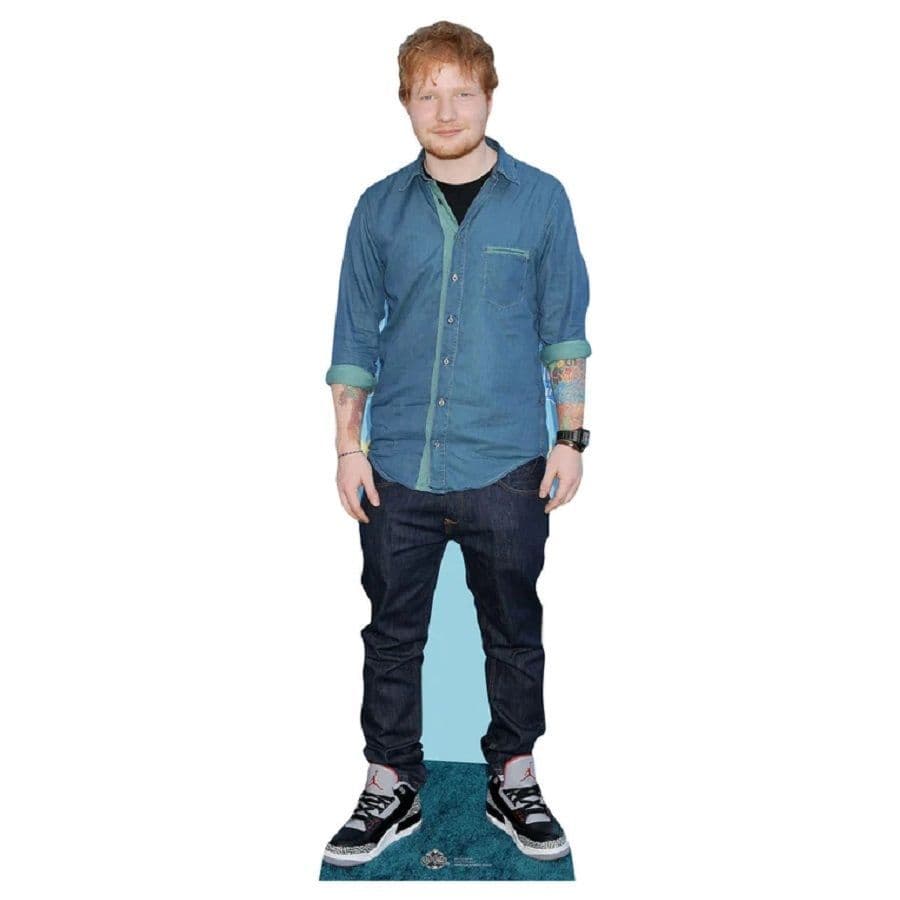 ED SHEERAN LIFE SIZE CARDBOARD CUT OUT