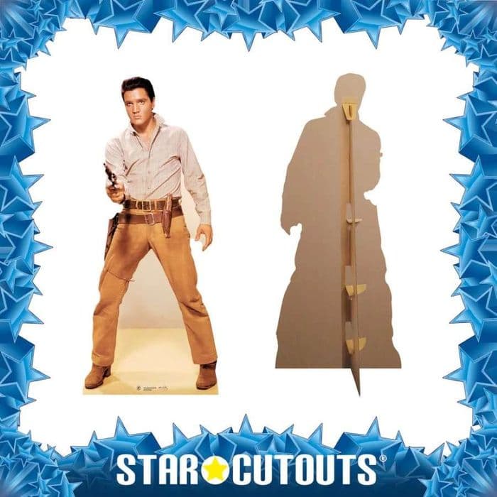 ELVIS PRESLEY GUNFIGHT LIFE SIZE CARDBOARD CUT OUT