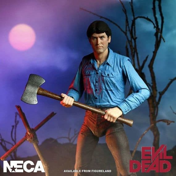 EVIL DEAD 40TH ANNIVERSARY ULTIMATE ASH 7" SCALE ACTION FIGURE FROM NECA