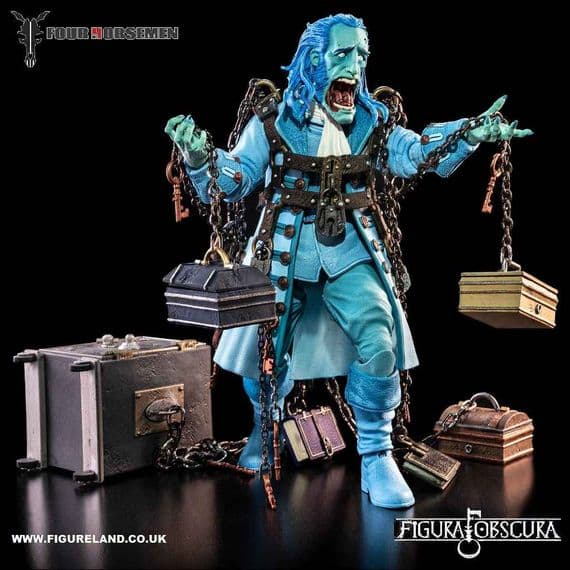 FIGURA OBSCURA THE GHOST OF JACOB MARLEY HAUNTED BLUE EDITION ACTION ...