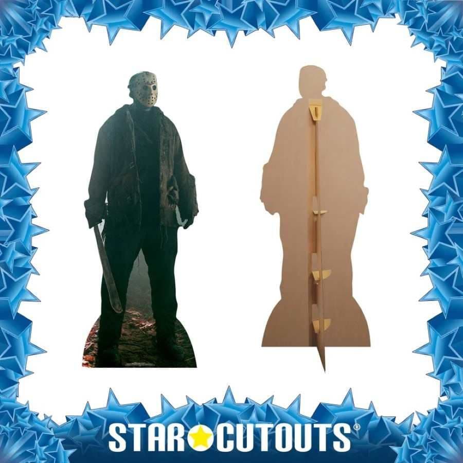 FRIDAY THE 13TH JASON VOORHEES LIFE SIZE CARDBOARD CUT OUT
