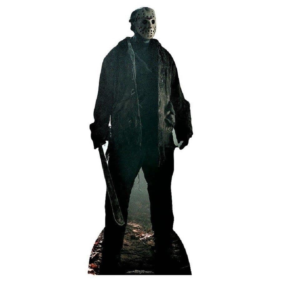 FRIDAY THE 13TH JASON VOORHEES LIFE SIZE CARDBOARD CUT OUT
