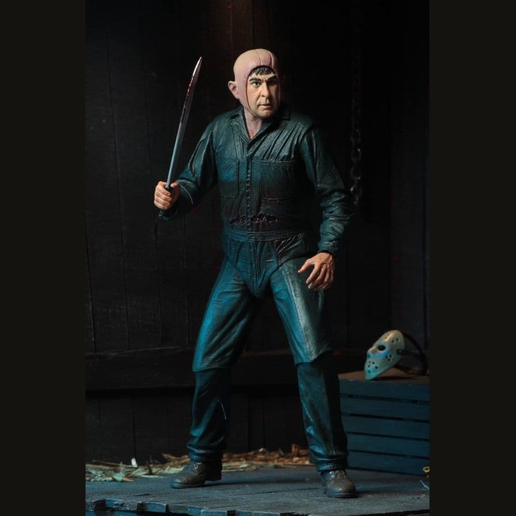 FRIDAY THE 13TH PART 5 ULTIMATE ROY BURNS 7" ACTION FIGURE FROM NECA