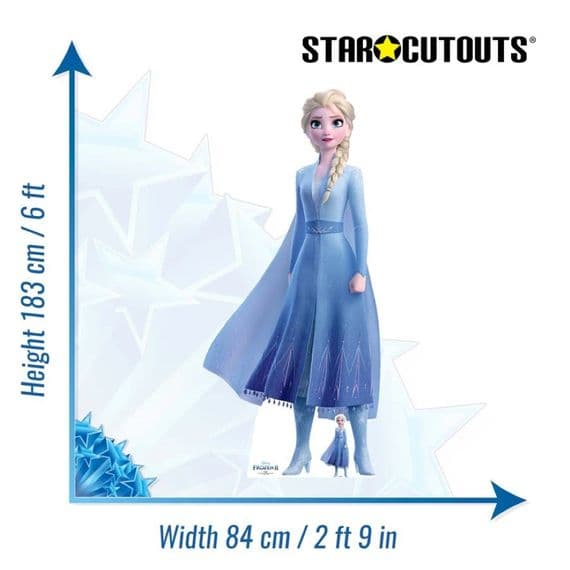 FROZEN ELSA PRINCESS DISNEY CARDBOARD CUT OUT