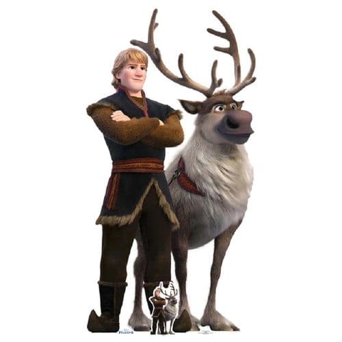 FROZEN SVEN REINDEER DISNEY CARDBOARD CUT OUT