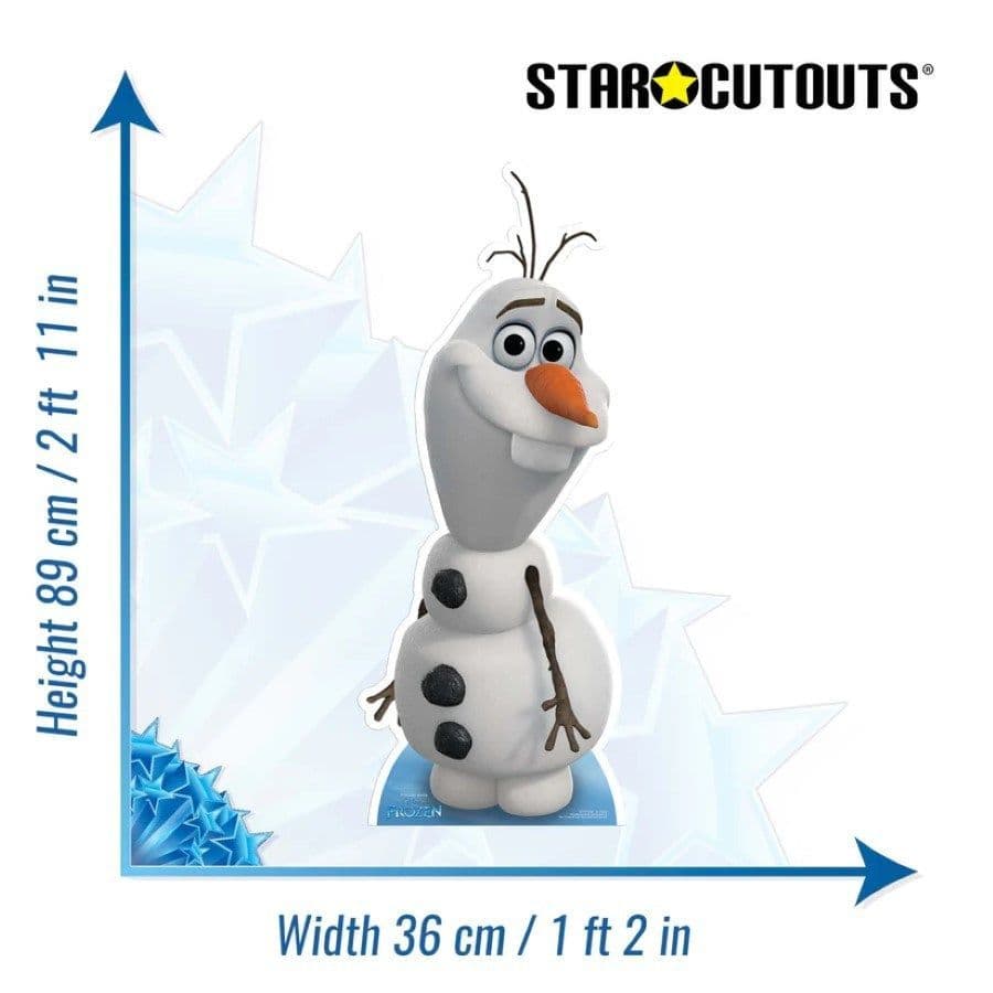 FROZEN OLAF DISNEY CARDBOARD CUT OUT