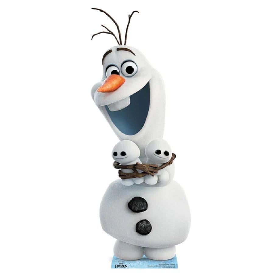 FROZEN OLAF WITH FRIENDS DISNEY CARDBOARD CUT OUT