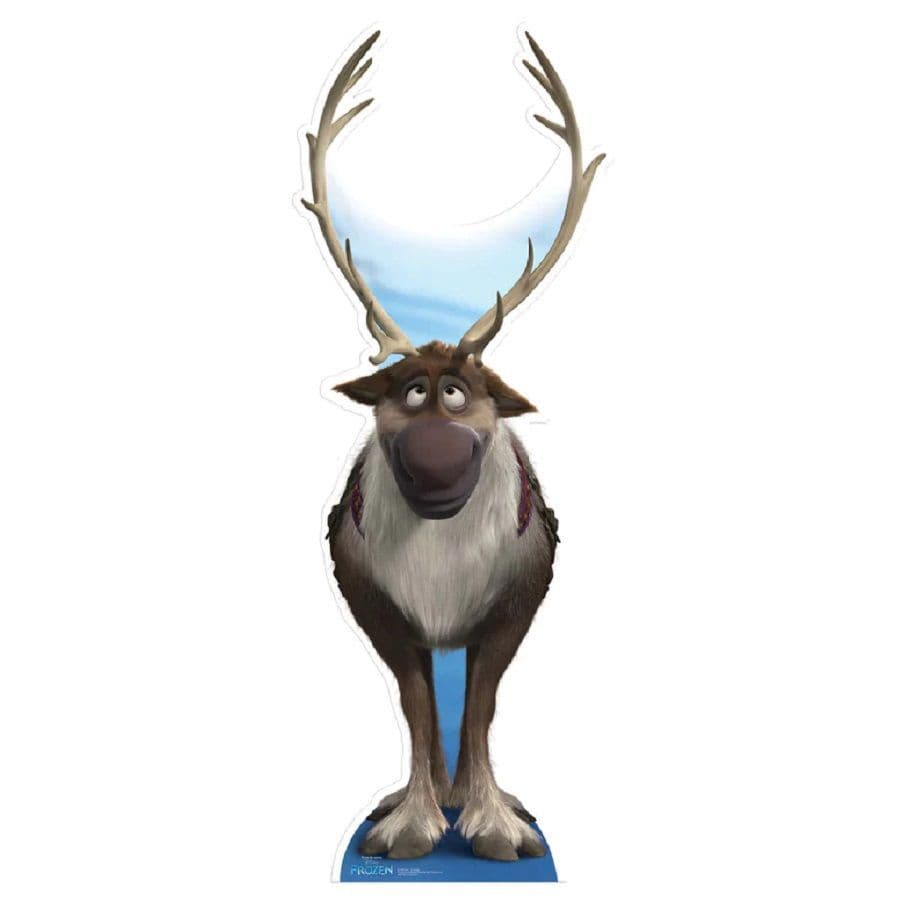 FROZEN SVEN REINDEER DISNEY CARDBOARD CUT OUT