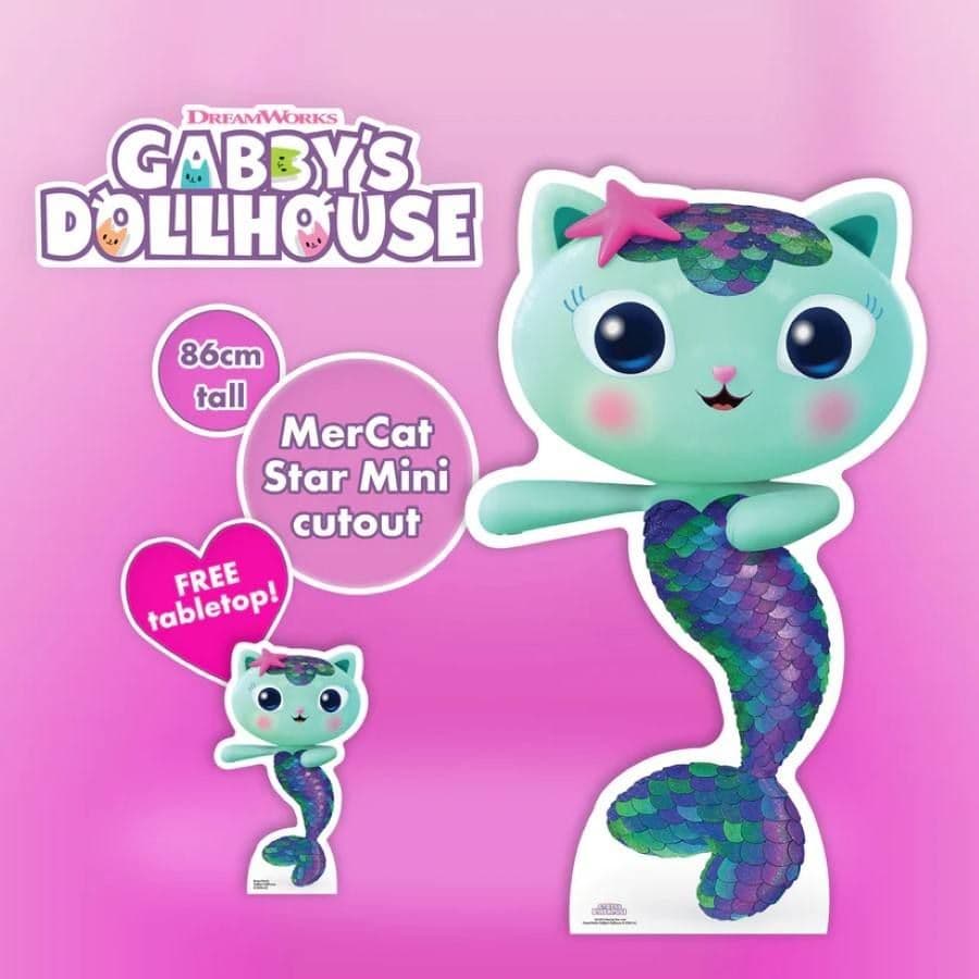 GABBY S DOLLHOUSE MERCAT CARDBOARD CUT OUT