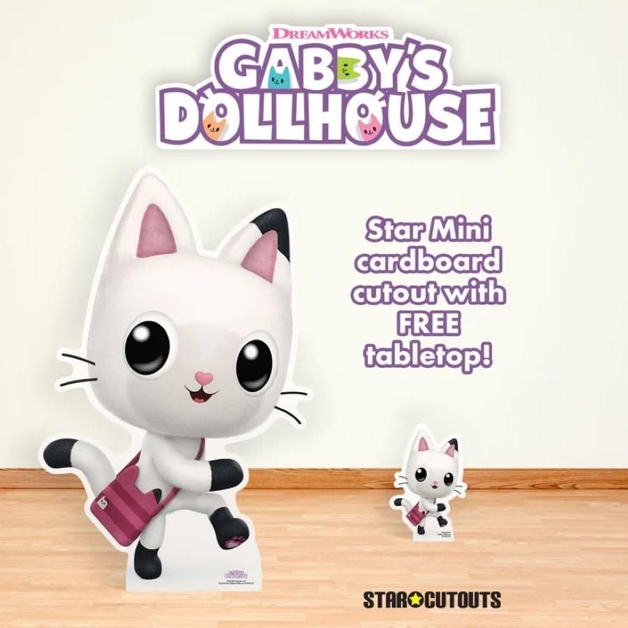 GABBY S DOLLHOUSE PANDY PAWS CARDBOARD CUT OUT