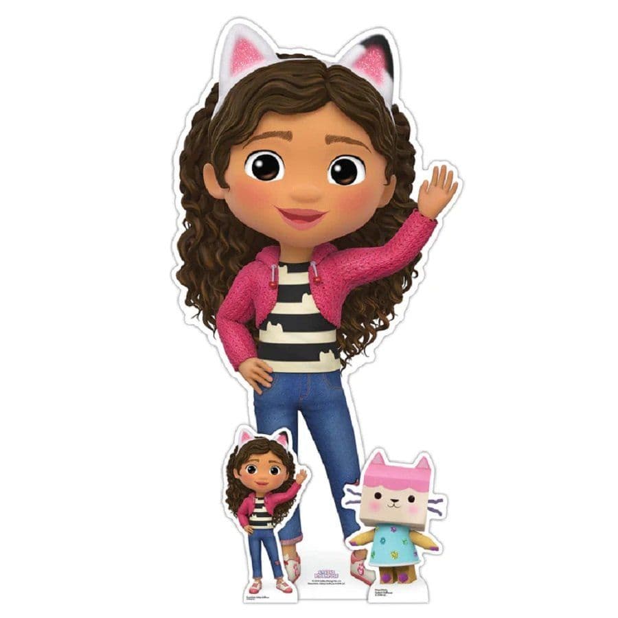 GABBY S DOLLHOUSE WAVING GABBY CARDBOARD CUT OUT