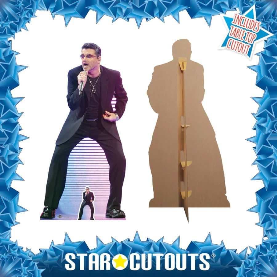 GEORGE MICHAEL LIFE SIZE CARDBOARD CUT OUT