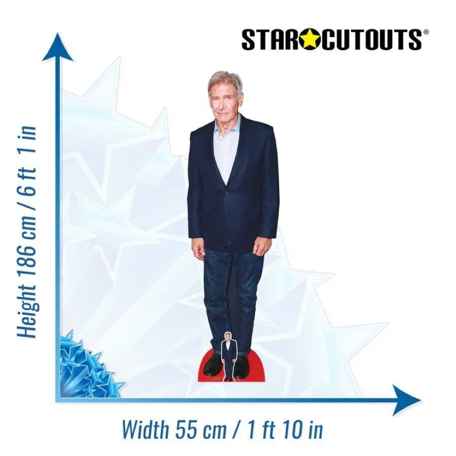 HARRISON FORD LIFE SIZE CARDBOARD CUT OUT