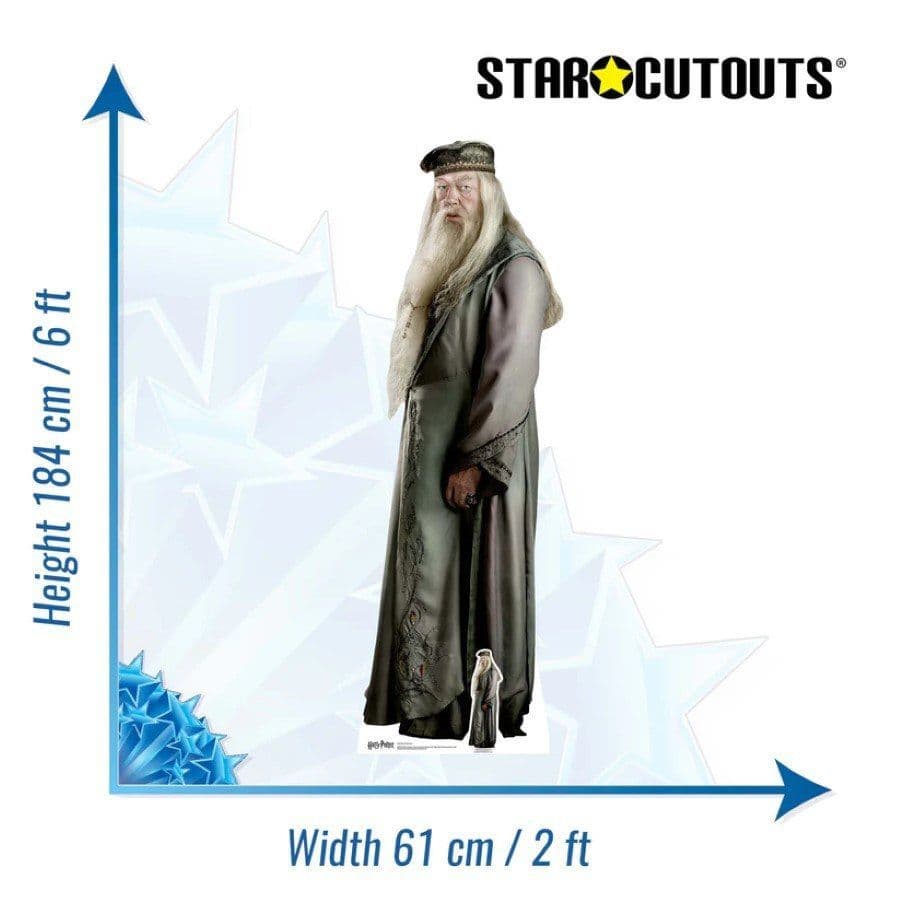 HARRY POTTER ALBUS DUMBLEDORE LIFE SIZE CARDBOARD CUT OUT